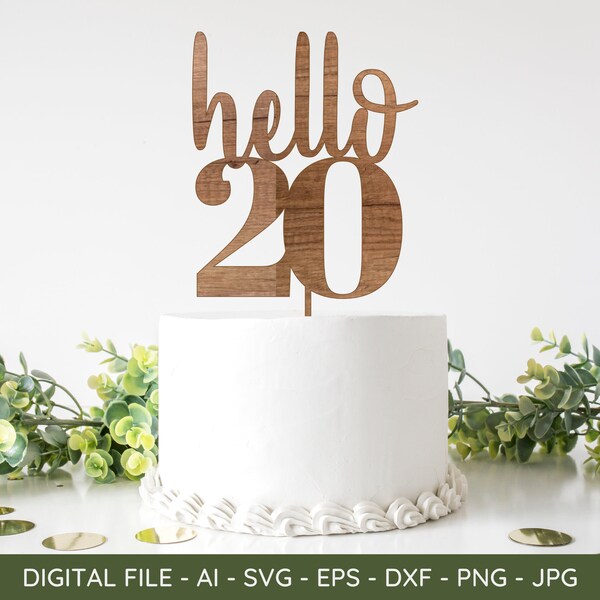 Silhouette Cake Topper - Etsy