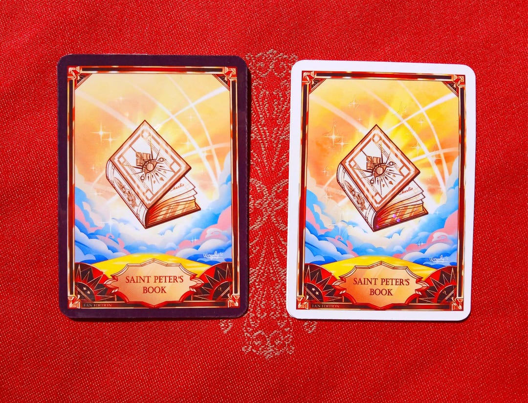 Hazbin Hotel Fan Card "saint Peter's Book" - Etsy