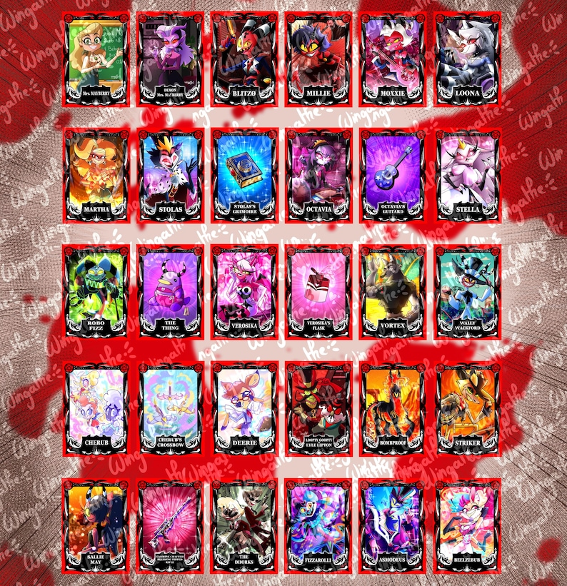 Helluva Boss Booster Trading Card - Etsy