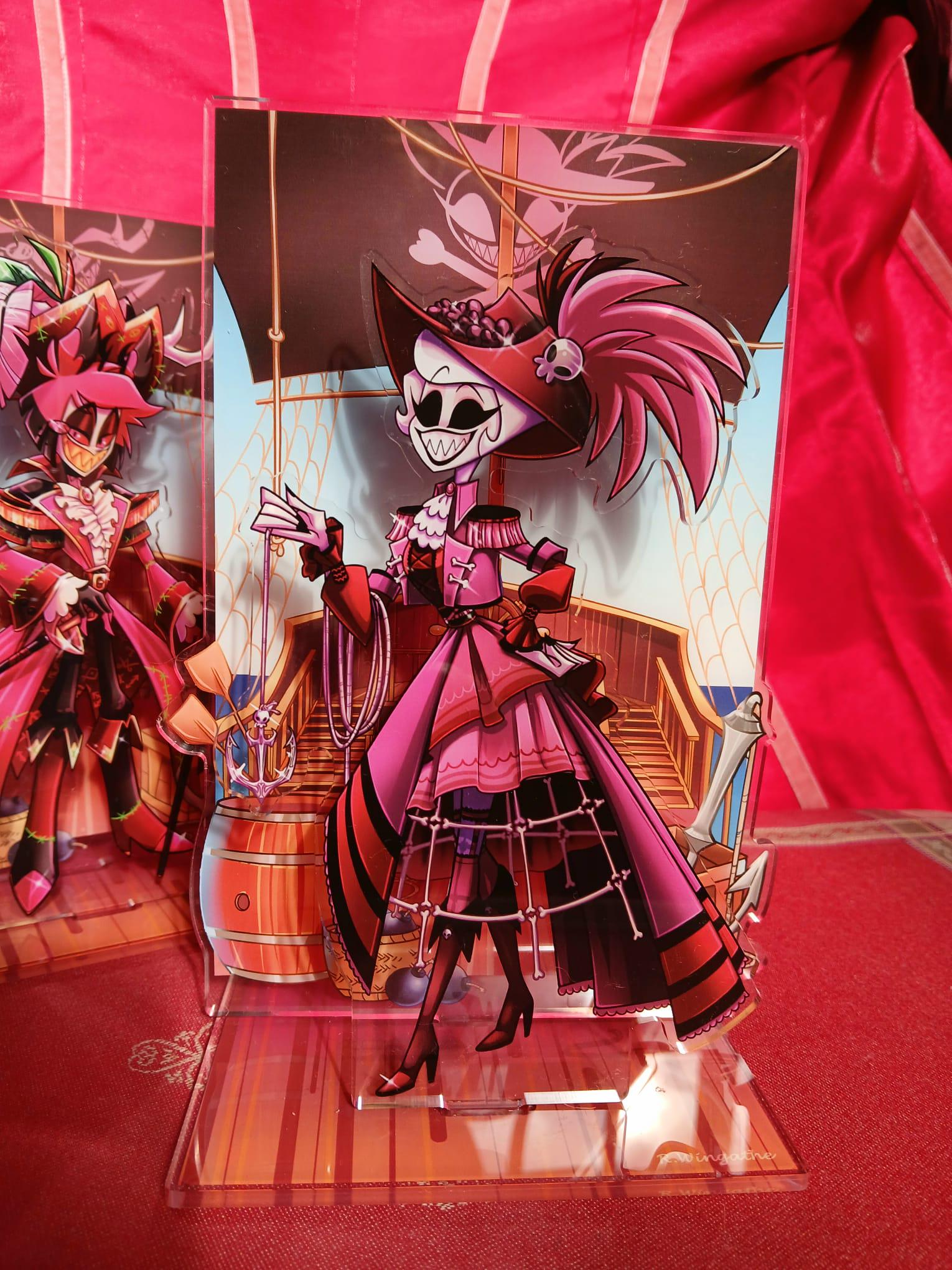 Hazbin Hotel Acrylic Standee Pirate Alastor and Pirate Rosie ...