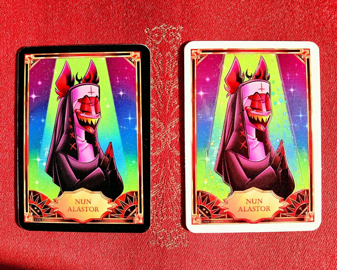 Hazbin Hotel Fan Card "nun Alastor" - Etsy