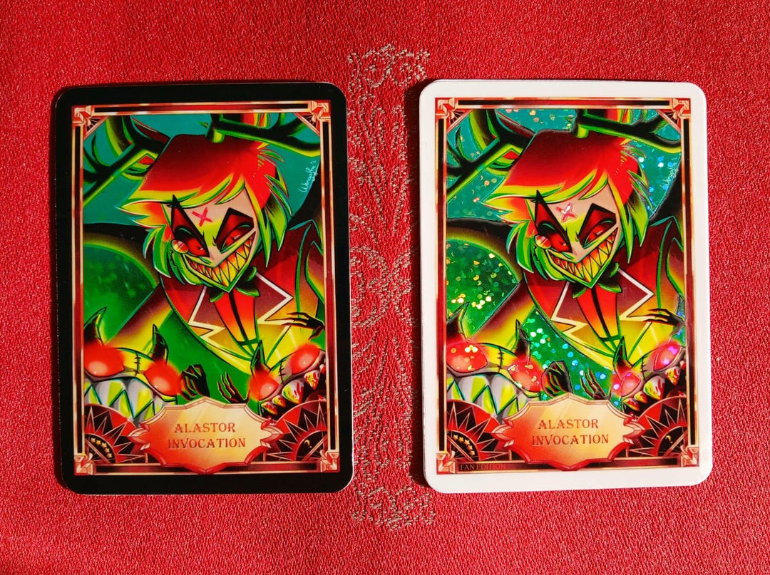 Hazbin Hotel Fan Card "alastor Invocation" LAST CHANCE - Etsy