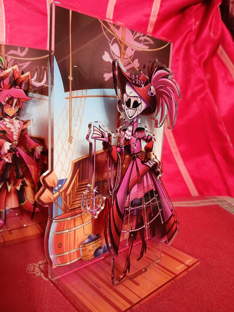 Hazbin Hotel Acrylic Standee Pirate Alastor and Pirate Rosie ...