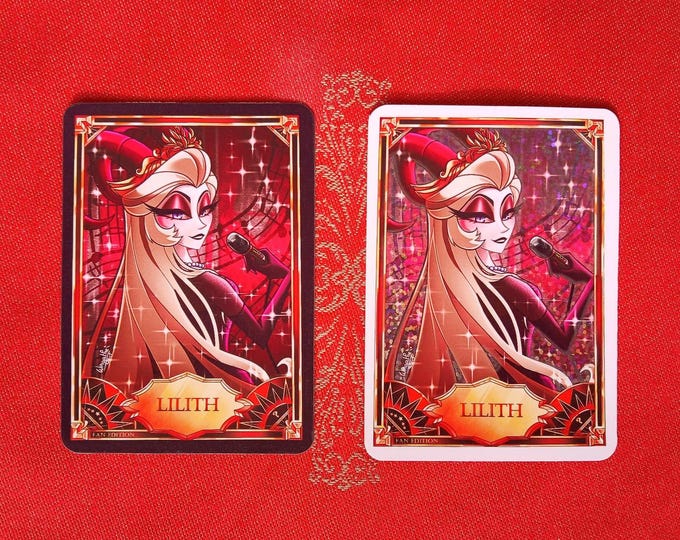 Hazbin Hotel Fan Card "lilith" - Etsy