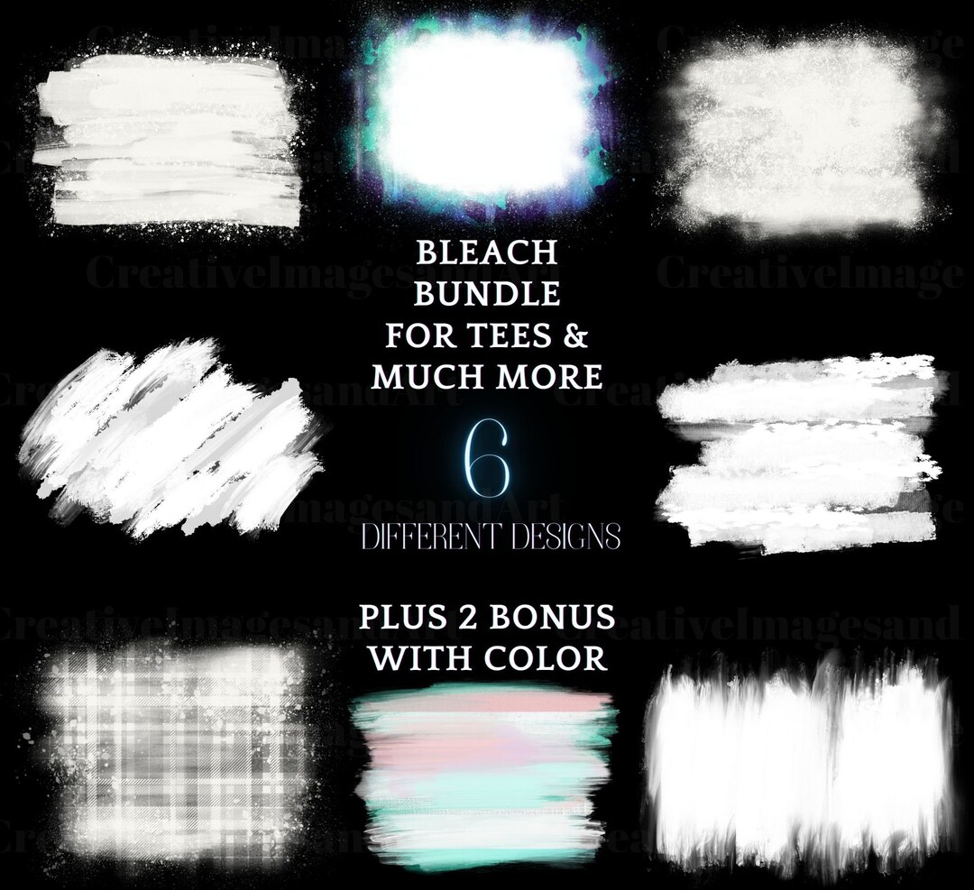 Bleach Spot Bundle Png's 8 Designs 2 With Color - Etsy