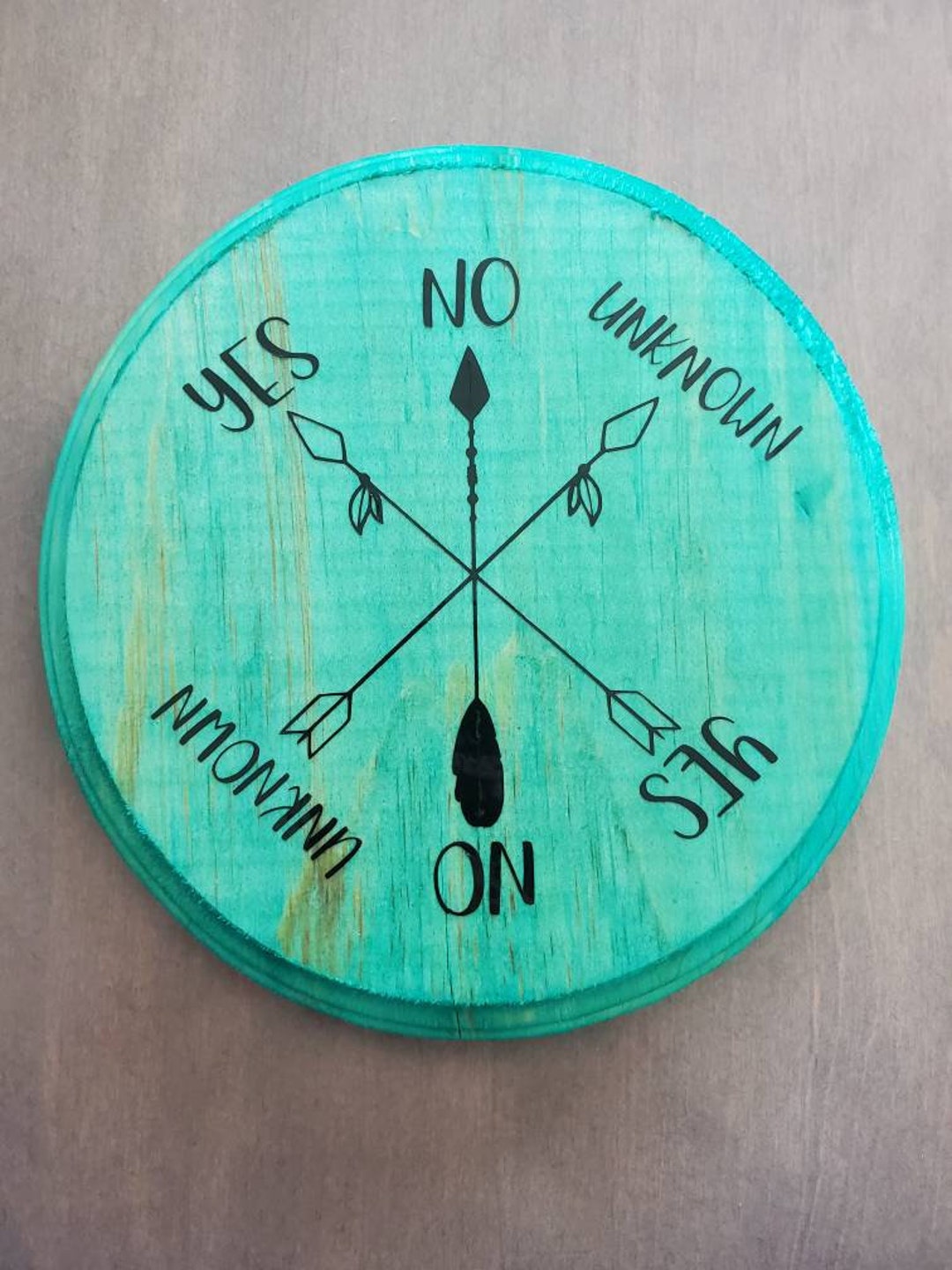 Arrows Round Pendulum Board - Etsy
