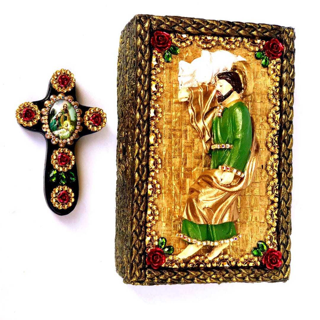 Sleeping Saint Joseph Prayer Box - Etsy