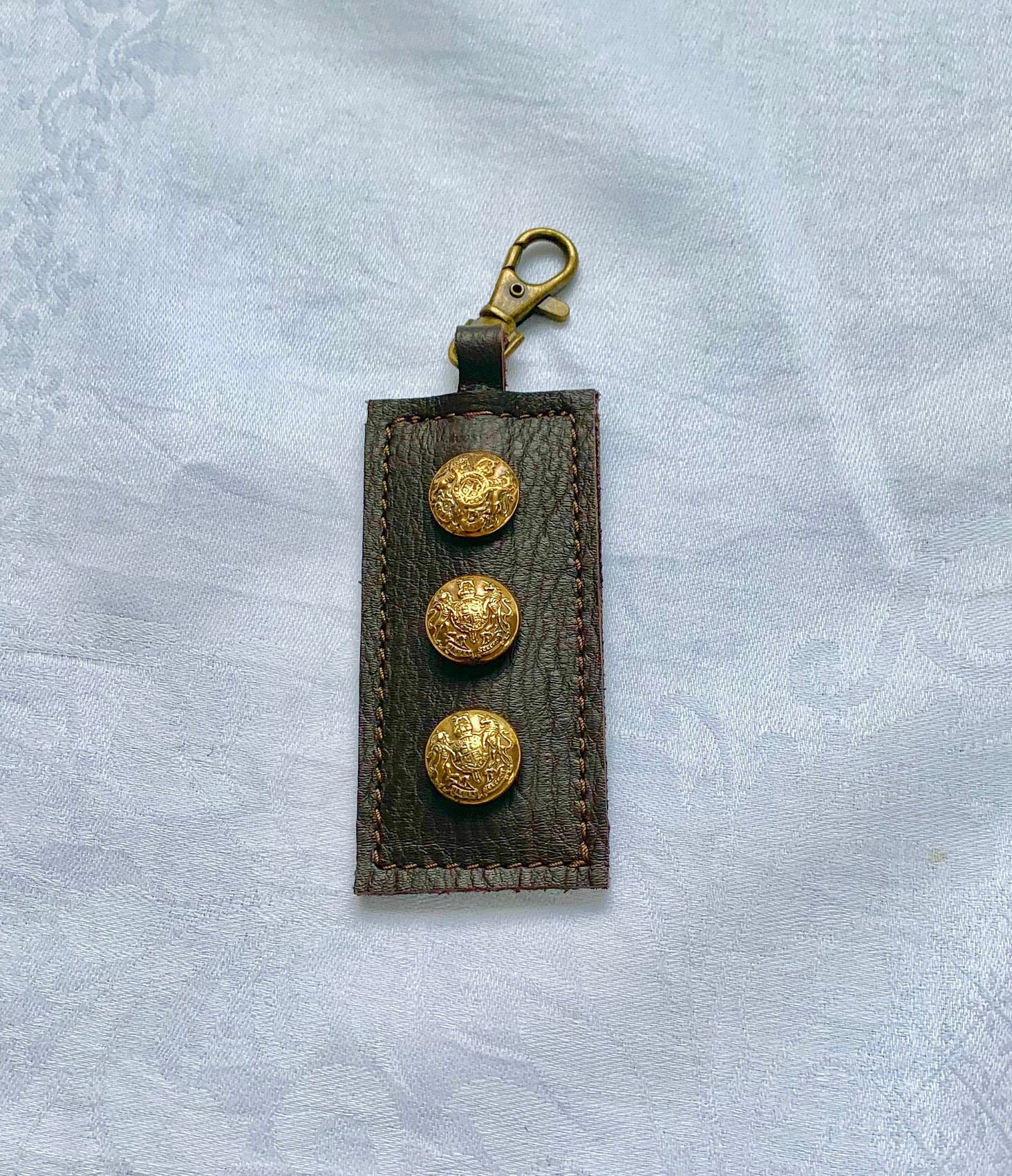 Antique Regimental Uniform Buttons Set in a Stylish Key Fob - Etsy