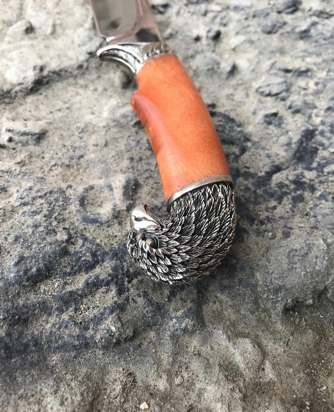 Russian Handmade Knife "falcon" - Etsy