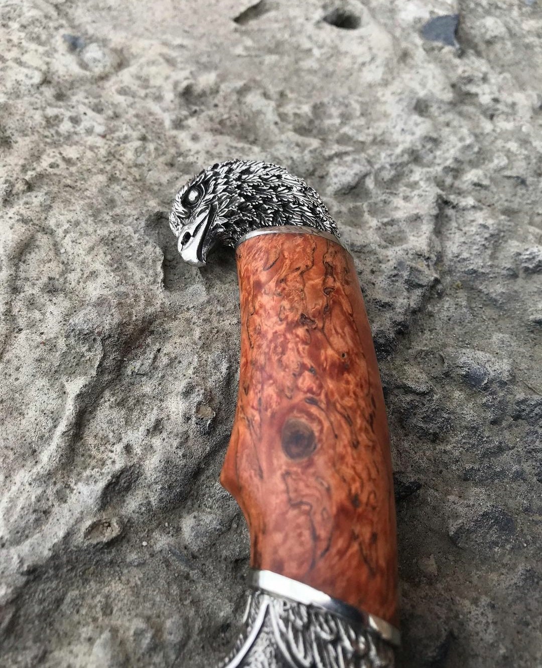 Russian Handmade Knife "falcon" - Etsy