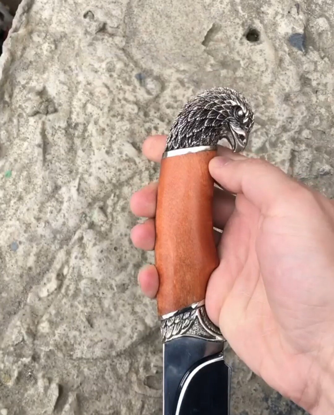 Russian Handmade Knife "falcon" - Etsy