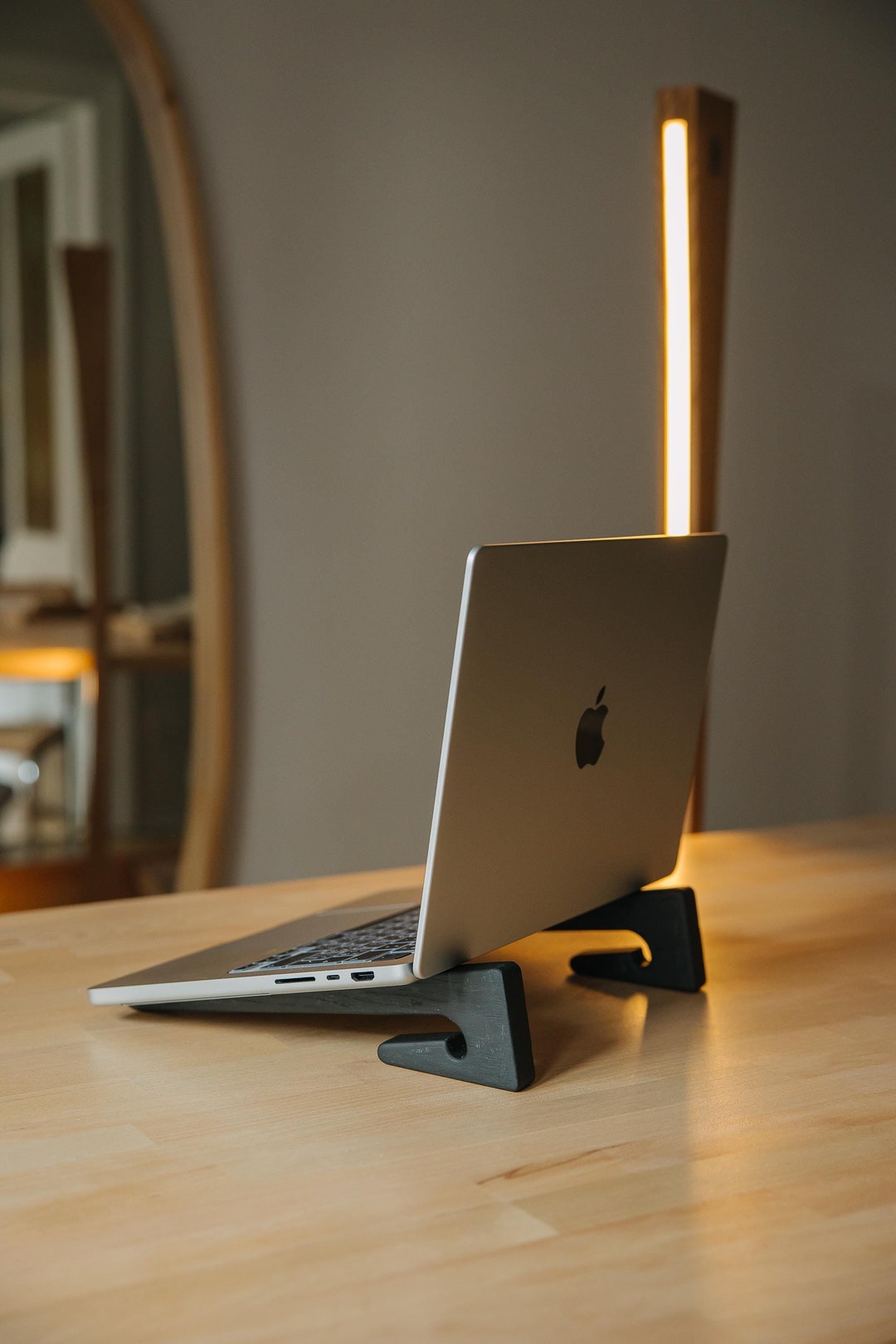 Custom Laptop Riser Stand With Engraving, MacBook Air and Pro Desk ...
