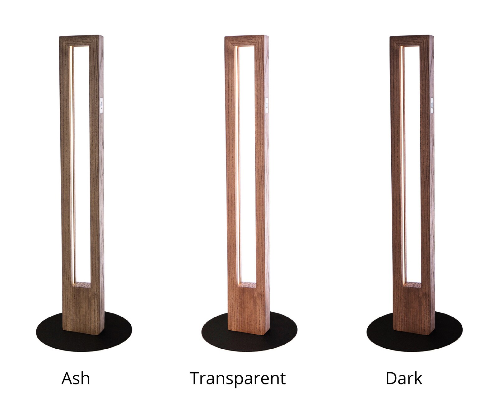Wood Japandi Desk Lamp With LED Light, Bedside and Nightlight ...
