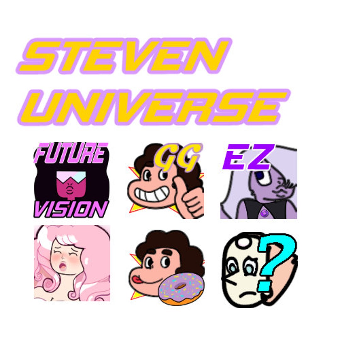 Twitch and Discord Steven Universe Emotes - Etsy