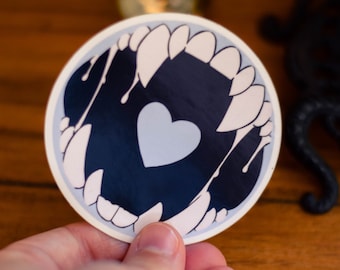 Monsterlover Maw Round Sticker PINK furry Monsterfucker | Etsy