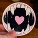 Monsterlover Maw Round Sticker PINK furry Monsterfucker - Etsy