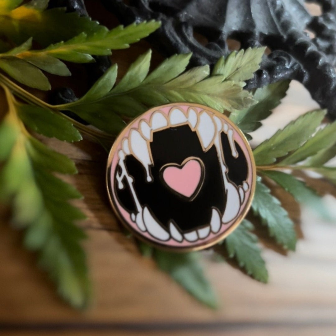 Monsterlover Maw Enamel Pin (furry, Monsterfucker, Pink Pin, Kinky ...