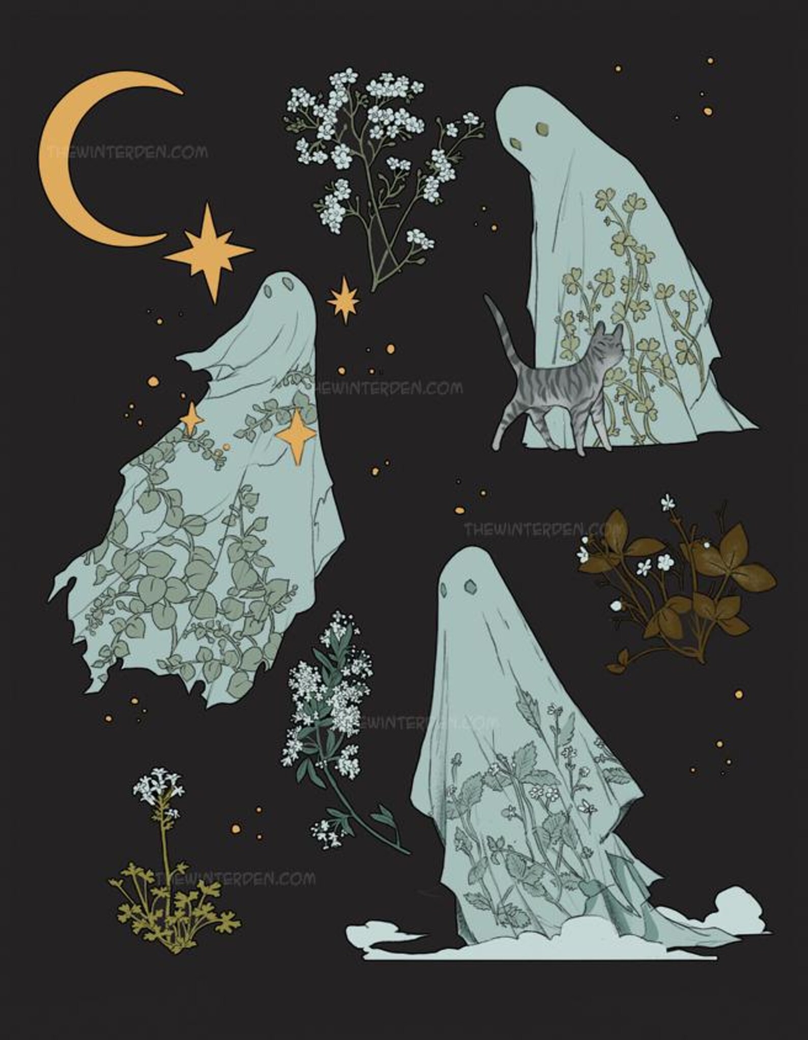 Summer Ghosts Art Print - Etsy