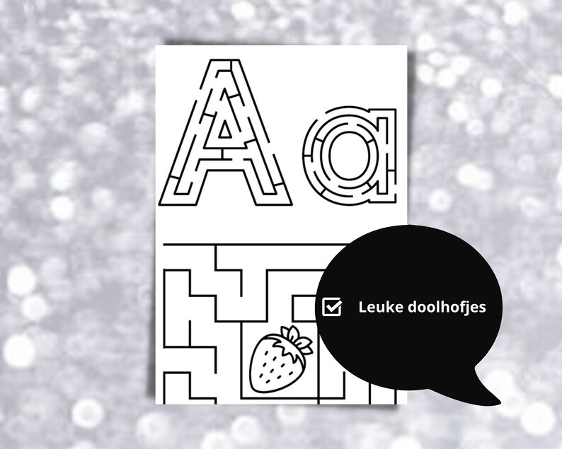 Alphabet Workbook, Exercise Book With Mazes, Puzzles, Practicing ...