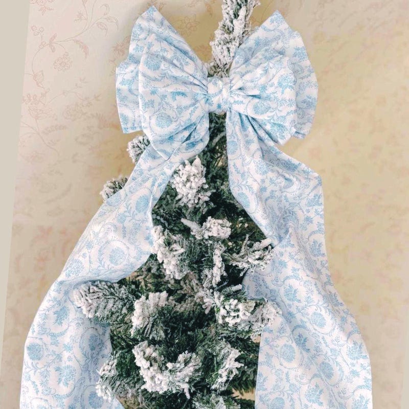 Tree Topper Bow - Etsy