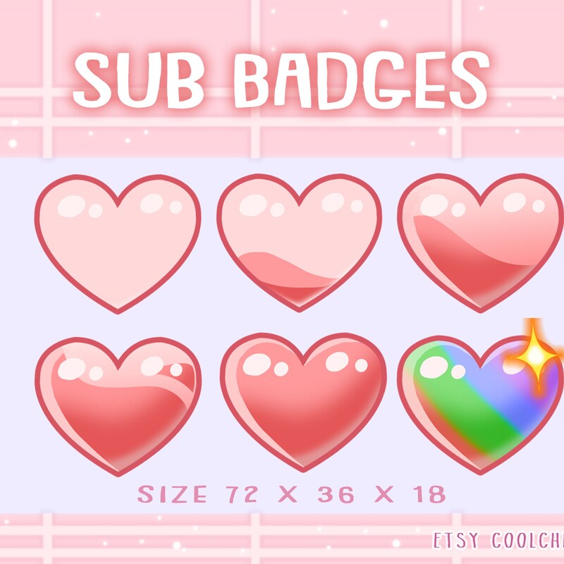 Sub Badges - Etsy