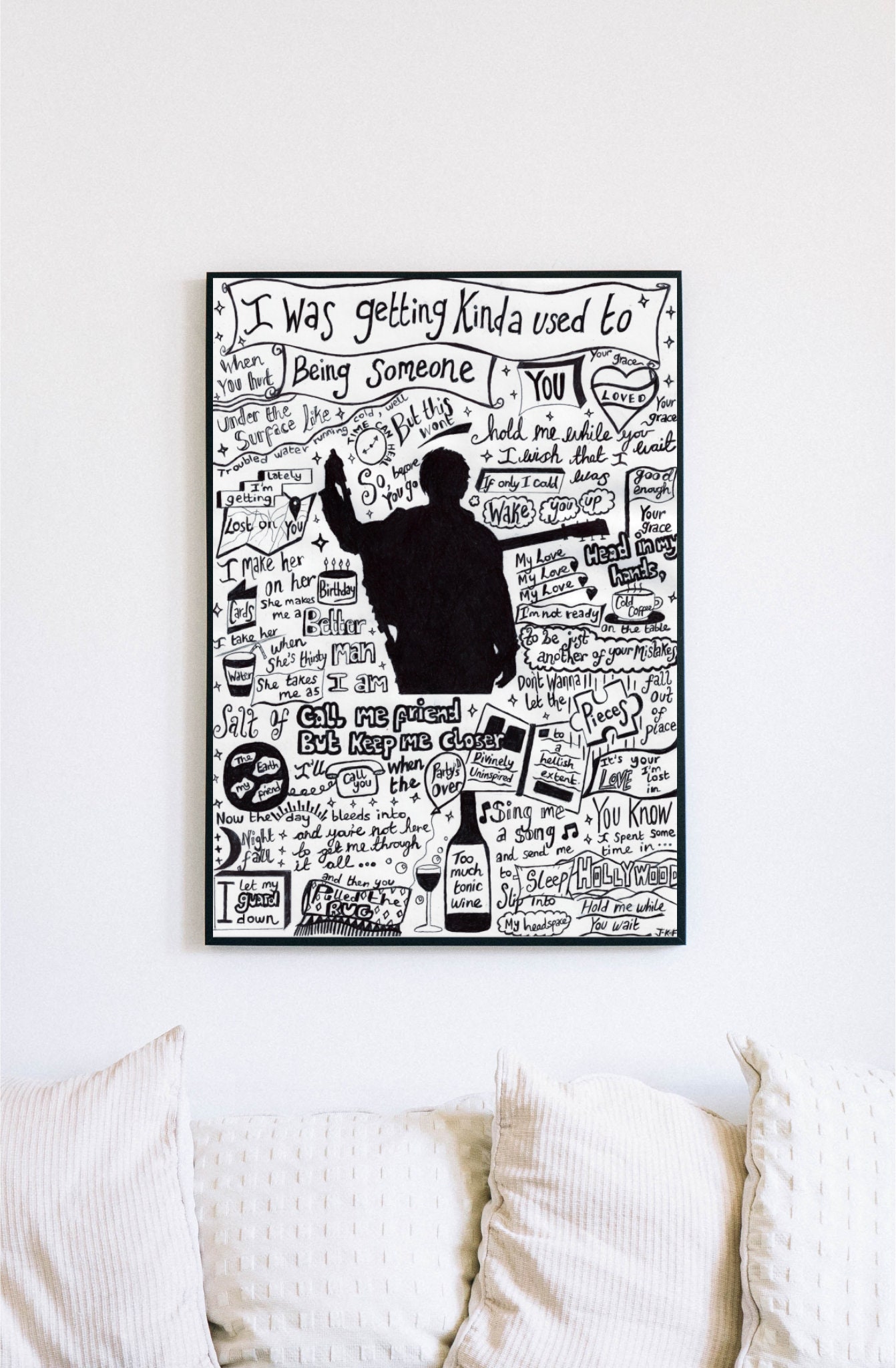 Louis Capaldi Songtext Wandkunst Louis Capaldi Louis Capaldi Fan Louis ...