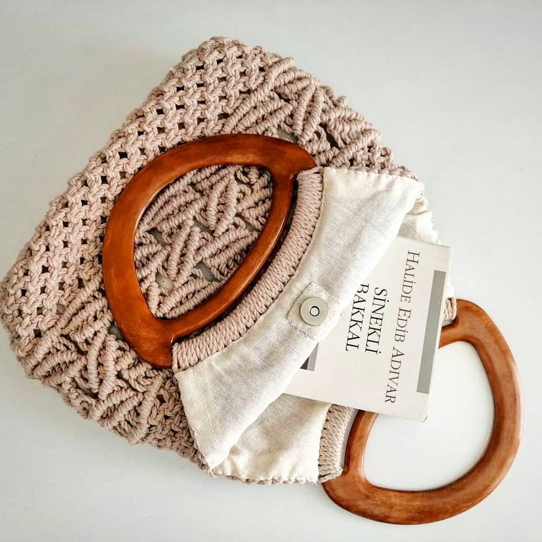 Casual Macrame Shoulder Bag Macrame Bag handmade Bag Gift - Etsy