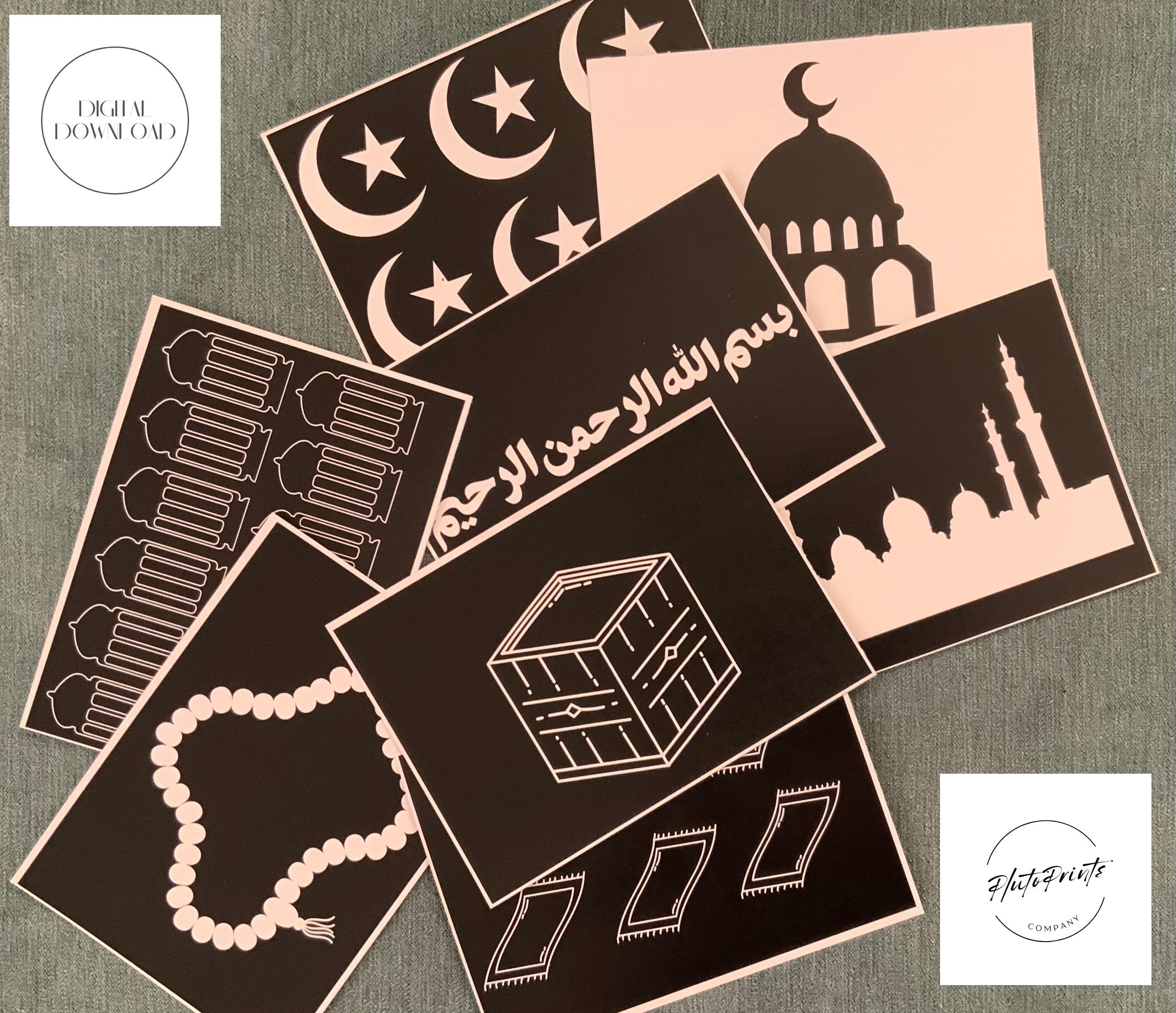 Islamic Baby Visual Cards: High Contrast Sensory Development - Etsy