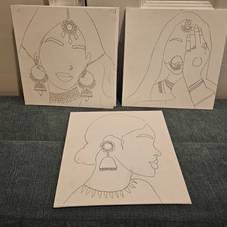 Desi Wedding Paint Set Pakistani Bridal Shower Games, Desi Bridal ...