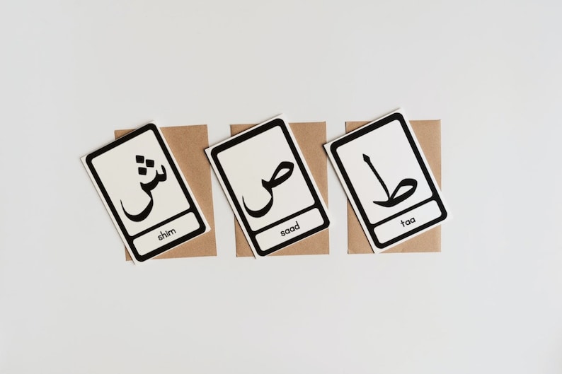 Arabic Alphabet Flashcards - Learning, Recognizing, and Memorizing ...