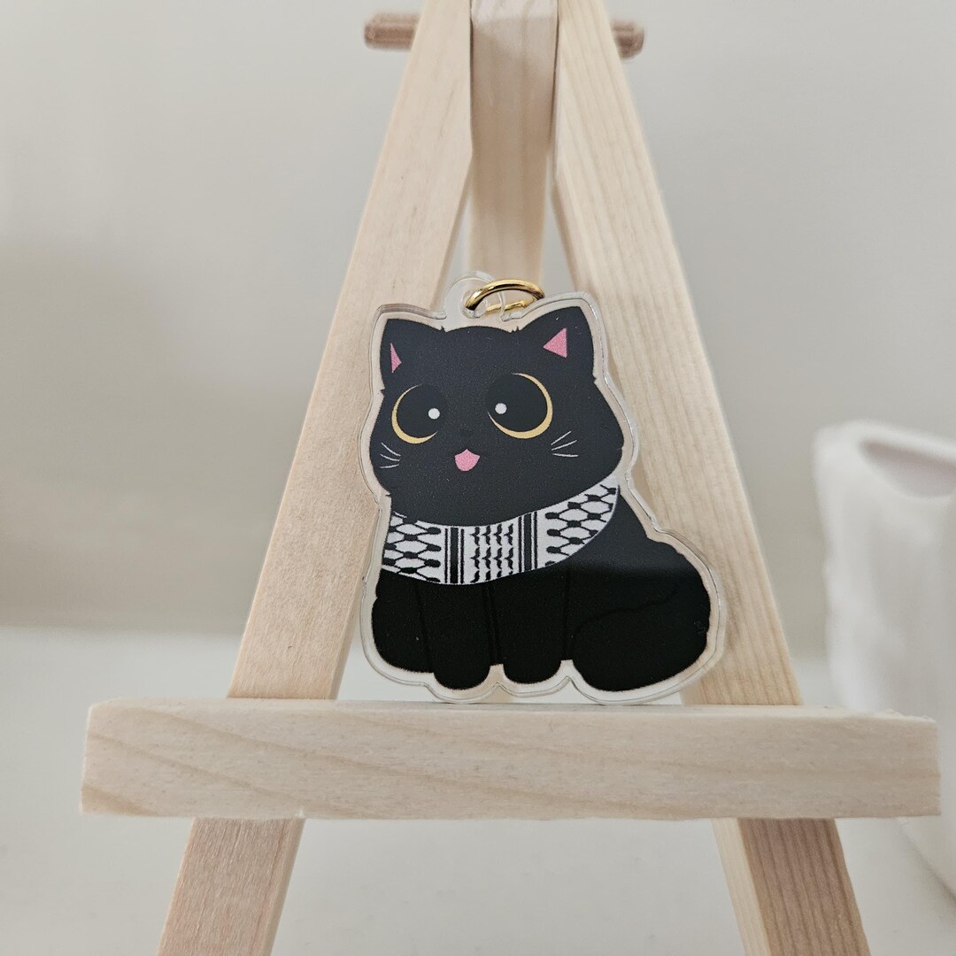 Keychain for Charity -cute Cat Charms for Palestine Charity | Kawaii ...