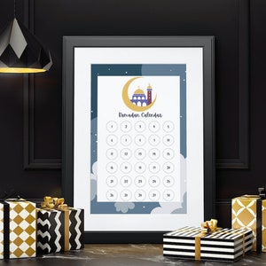 Ramadan Countdown Calendar, Ramadan Planner, Ramadan Tracker, Ramadan ...