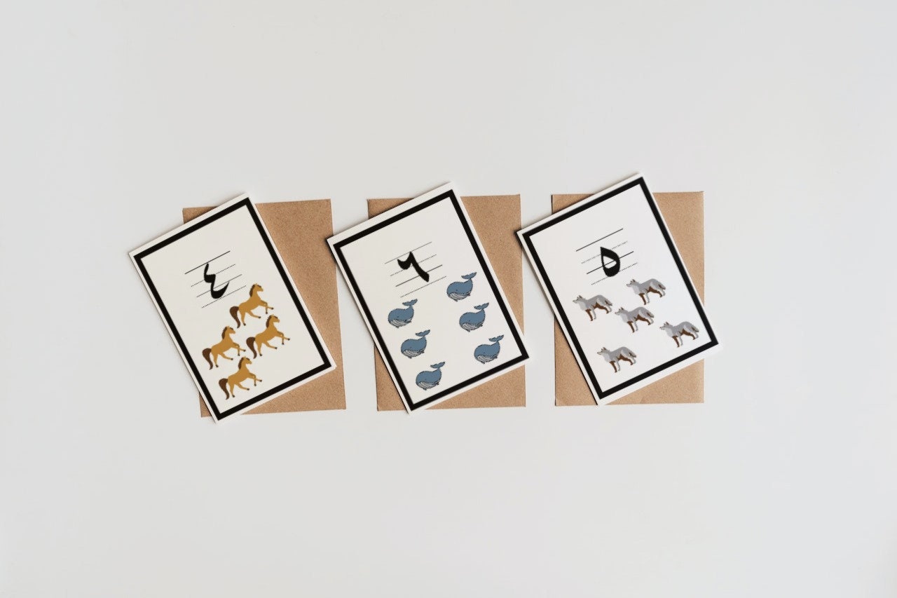 Arabic Number Flashcards and Activity Islamic Education Homeschool ...