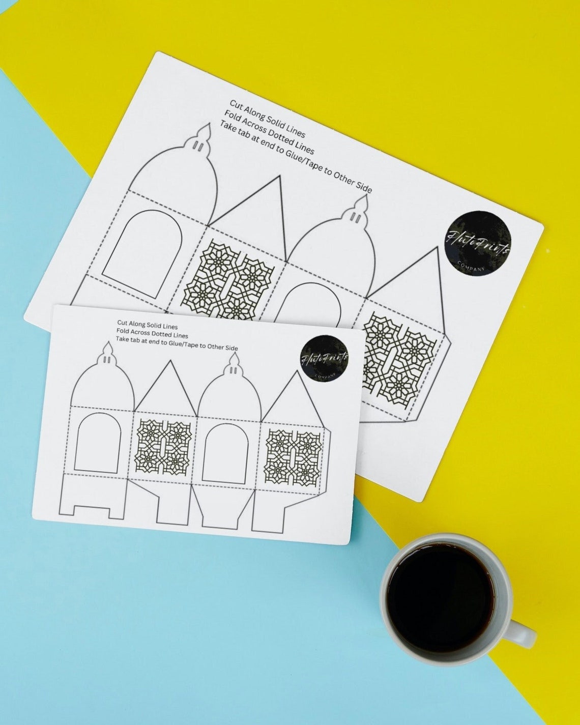 Ramadan Inspired Lantern Templates - 32 Pages - Design Your Own Ramadan ...
