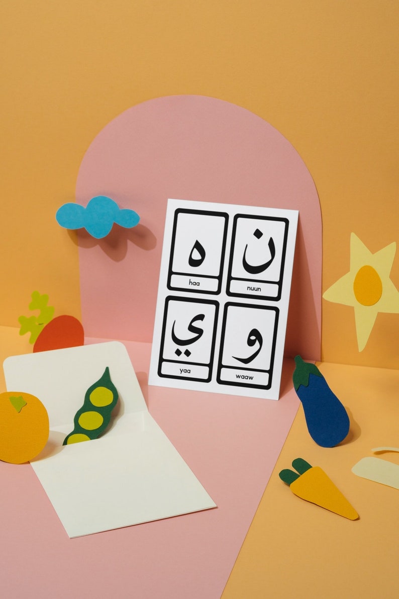 Arabic Alphabet Flashcards - Learning, Recognizing, and Memorizing ...
