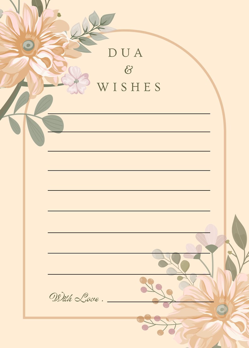 Dua and Wish Cards - Shaadi, Desi Wedding, Aqeeqah, Nikkah, Mehndi ...