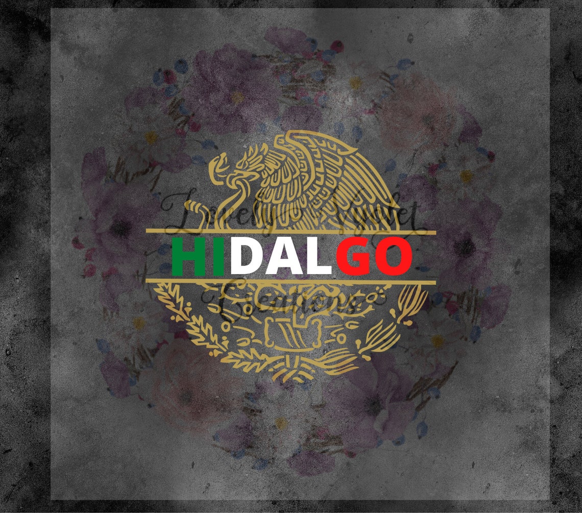 Hidalgo-escudo Mexico Tumbler Wrap 20oz PNG - Etsy