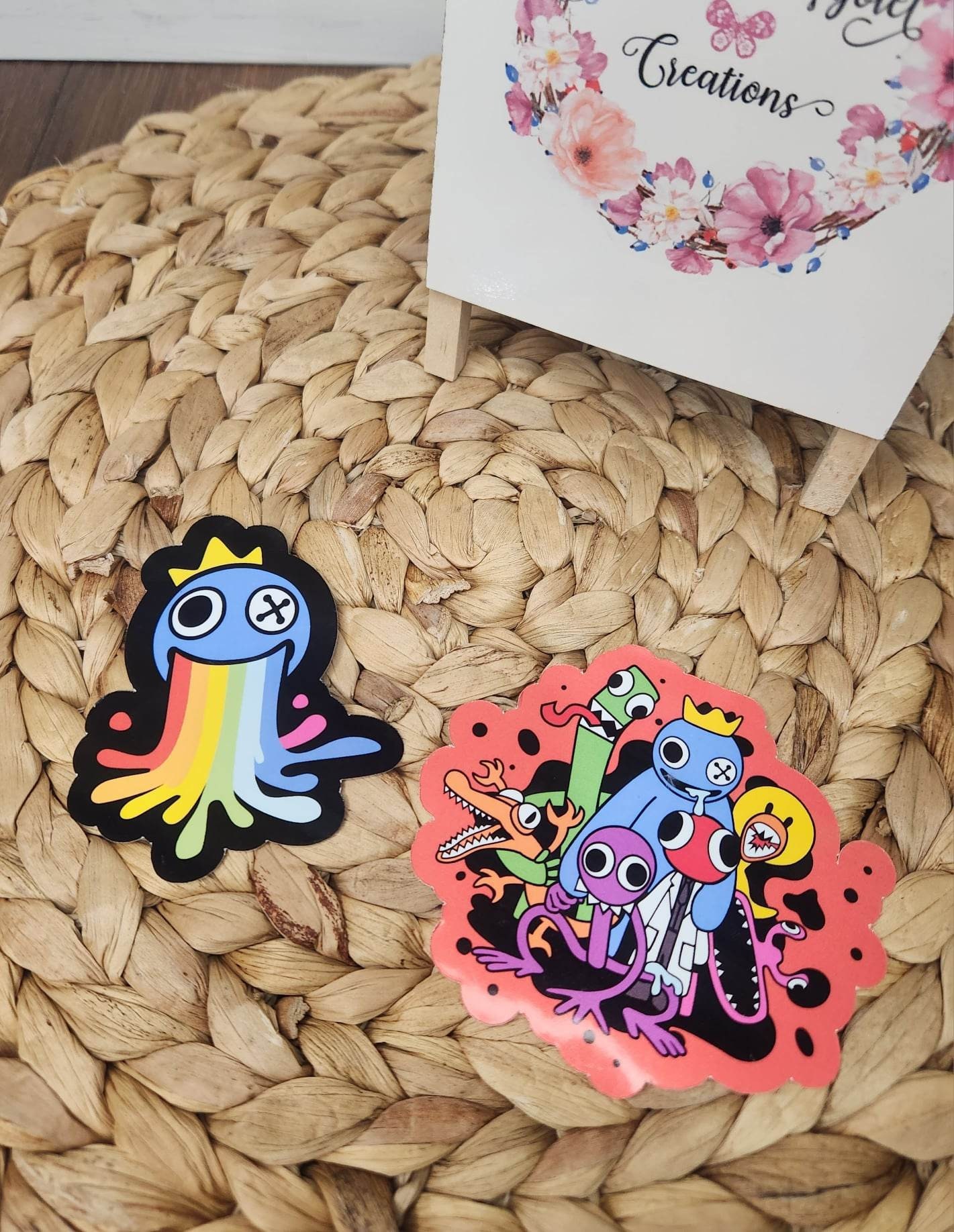 Rainbow Friends Stickers (set of 2) - Etsy