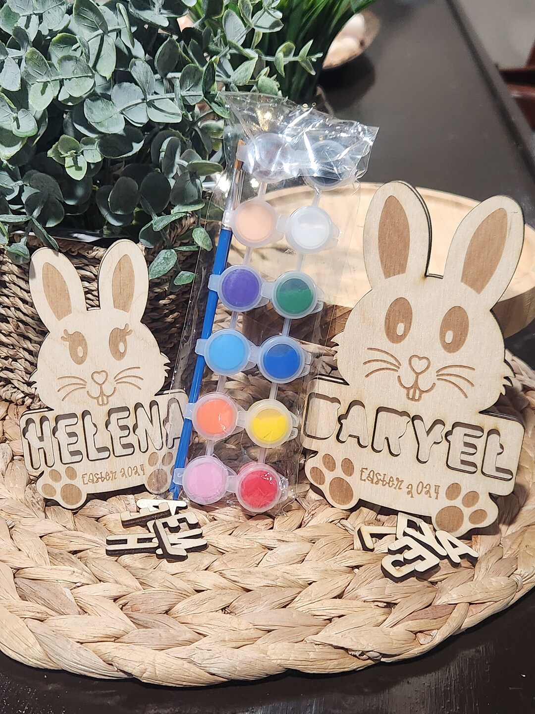 Paint Your Own Easter Name Puzzles - Etsy