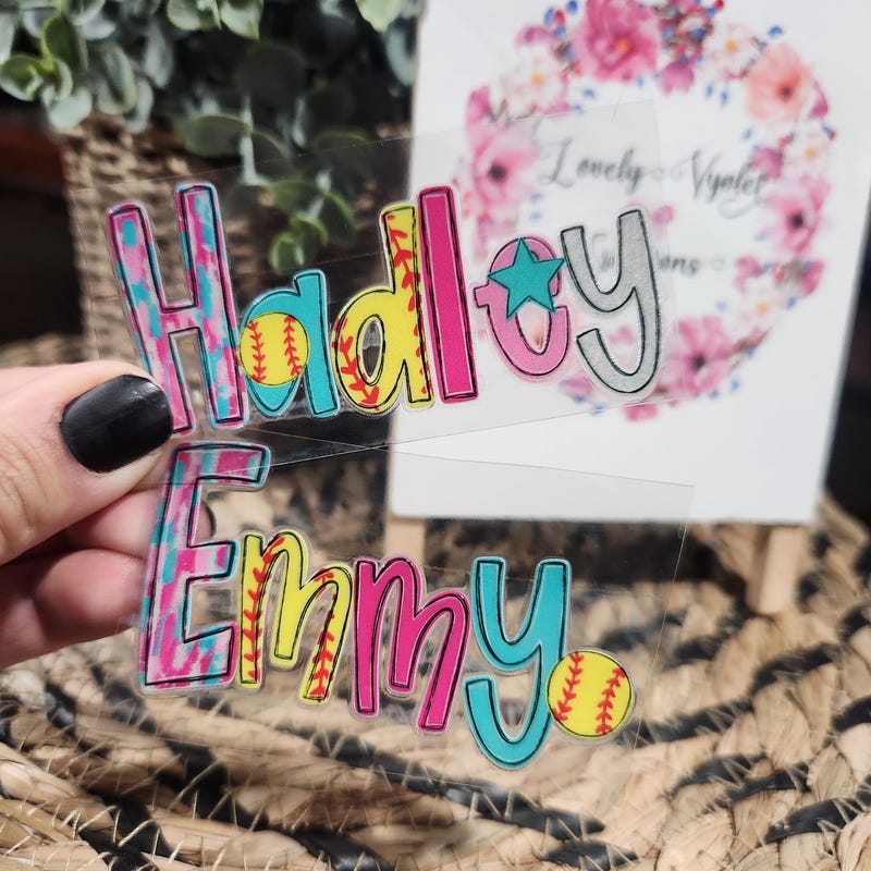 Baseball Uv Stickers - Etsy