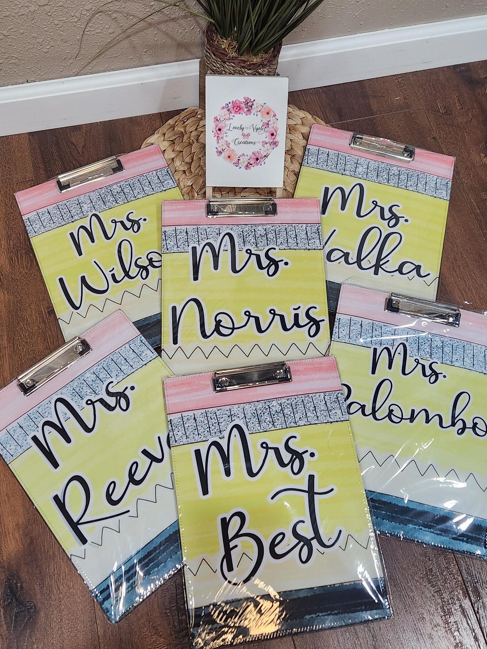 Customized Teacher Clipboards - Etsy