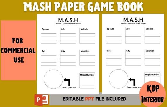 Mash Paper Game Book KDP Interior Etsy mash-paper-game-book-kdp-interior-etsy