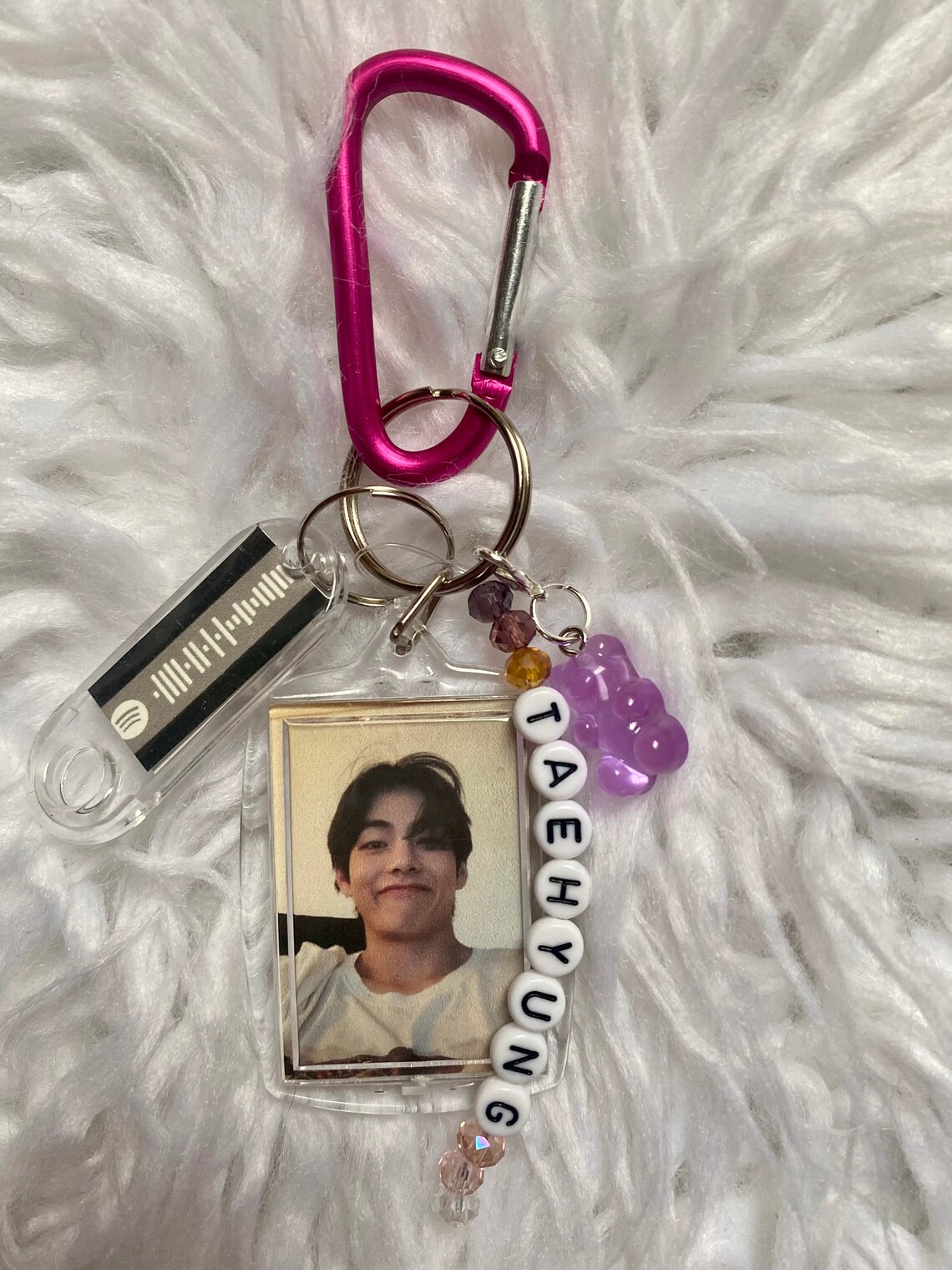 Bts Taehyung V / Personalized Keychain With Photo / Kpop - Etsy