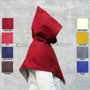 Medieval Viking Bjorn Skjoldehamn Wool Hood Scarf Cowl Gugel Unisex ...