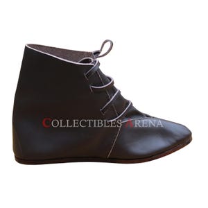 Handmade 14th Century Side Laced Medieval Ankle Baynard Castle Styled ...