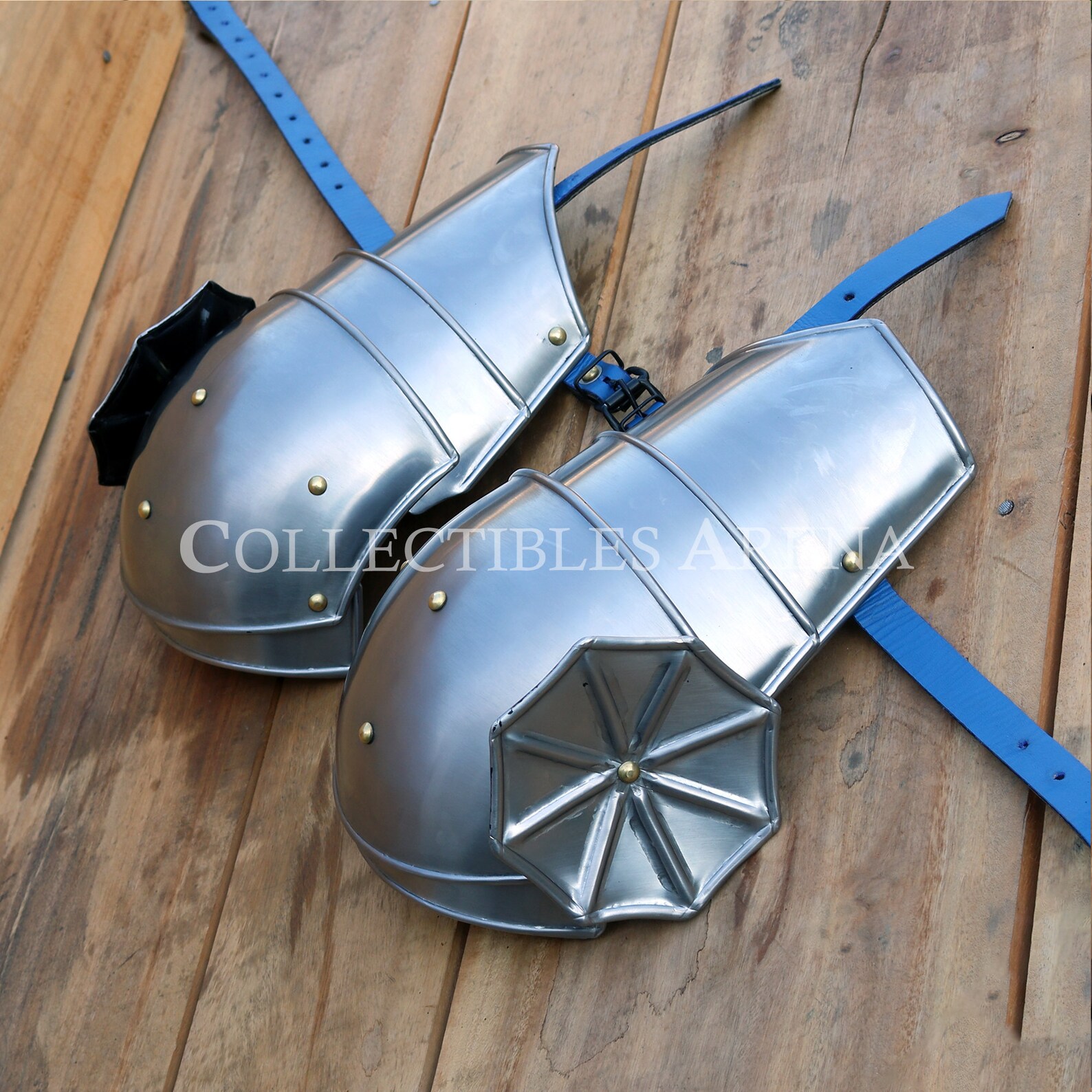 Medieval Steel Shoulder Pauldron Guard for SCA LARP - Etsy