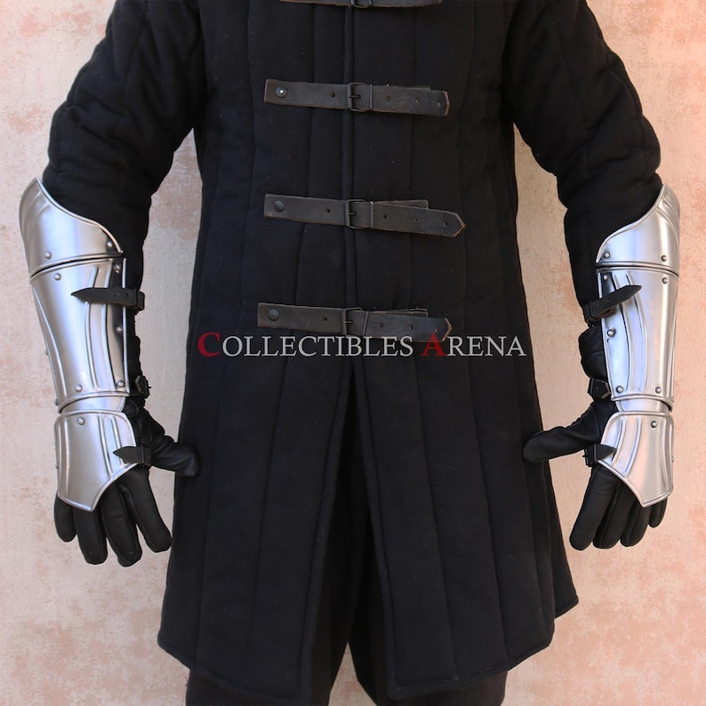 Lothbrok Bracer Gauntlets Steel Bracers Gauntlets Medieval Gauntlets ...