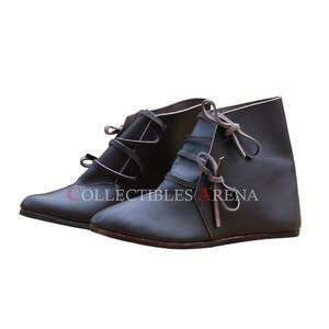 Handmade 14th Century Side Laced Medieval Ankle Baynard Castle Styled ...