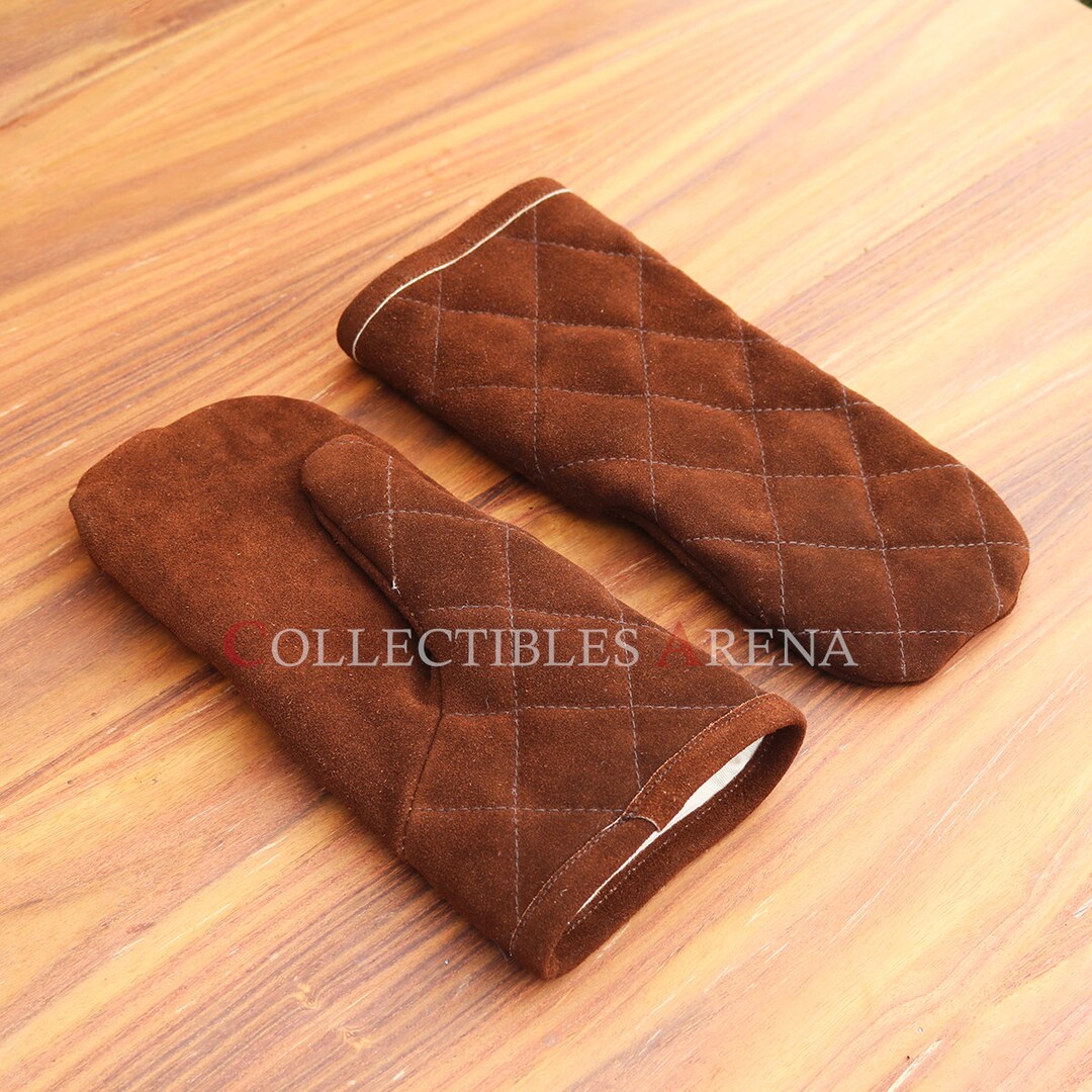 Medieval Suede Leather Mittens - Etsy