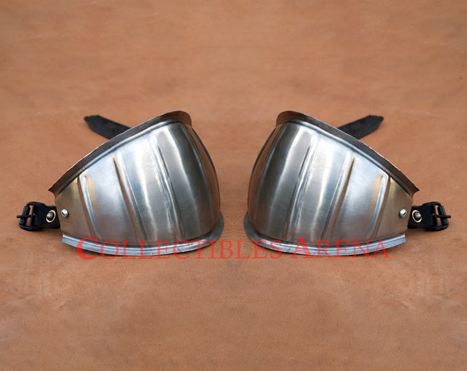 Medieval Elbow Guards, Knee Guards Armors Set for Renaissance, LARP ...